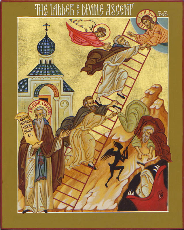 The Ladder of Divine Ascent, with St John Climacus – Damascene Gallery